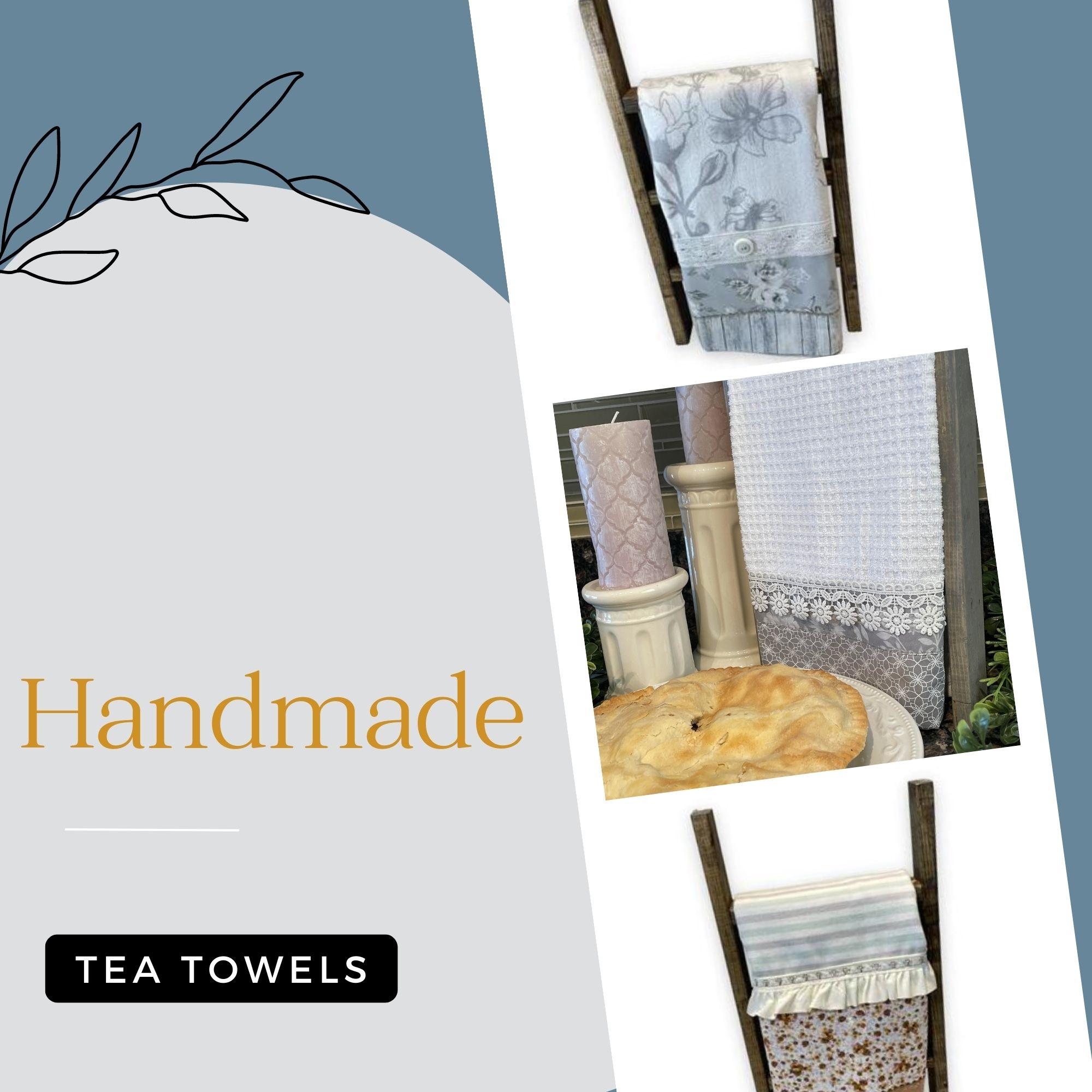 SHOP ~ Tea Towels – Home Stitchery Decor