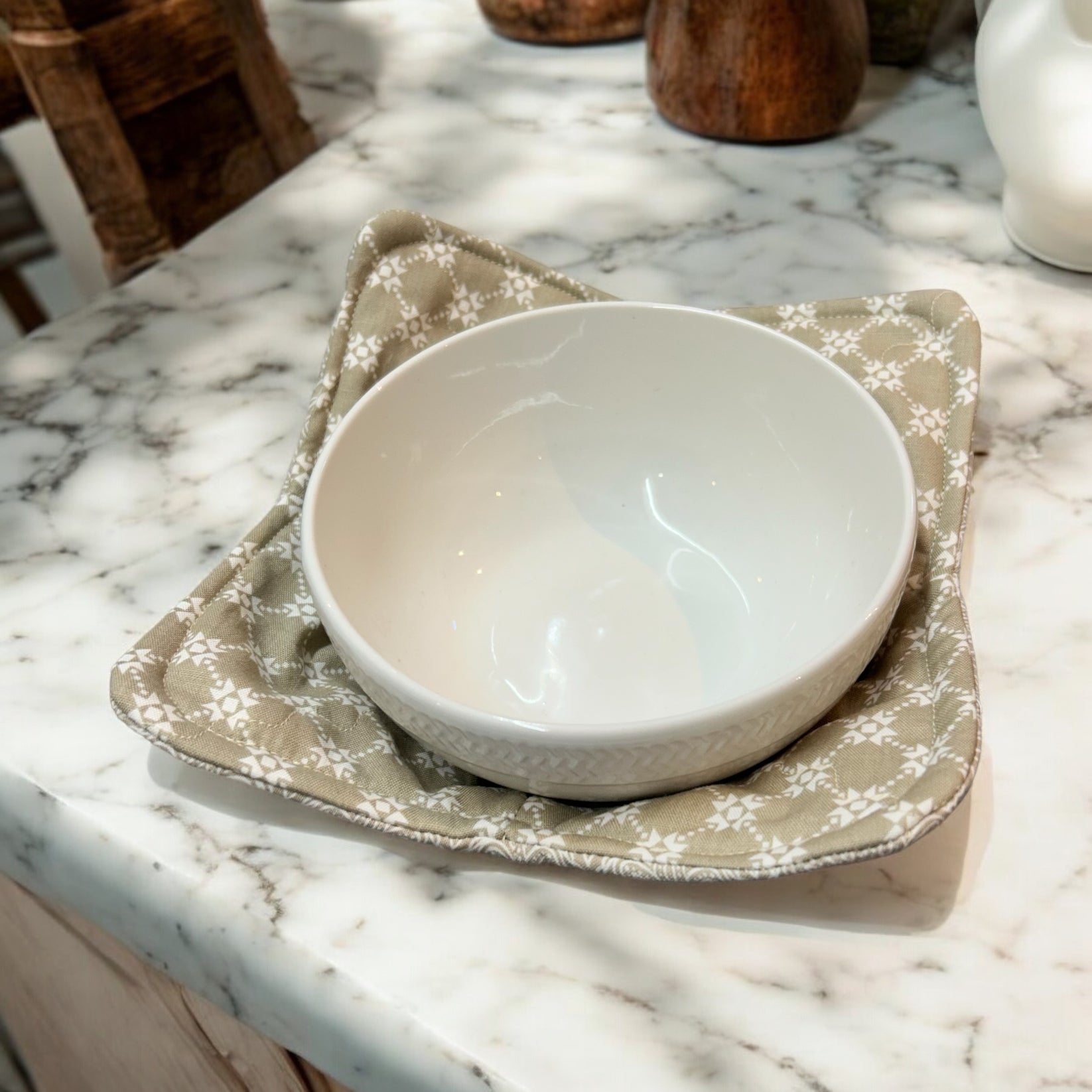Mandala Boho Kitchen Soup Bowl Cozy - Reversible Microwave Bowl Hug 10 ...