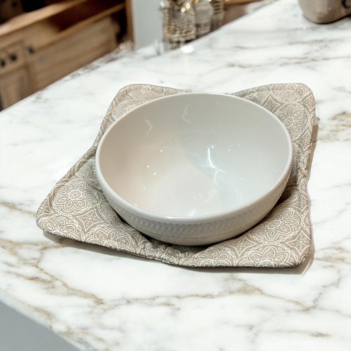 Mandala Boho Kitchen Soup Bowl Cozy - Reversible Microwave Bowl Hug 10 ...