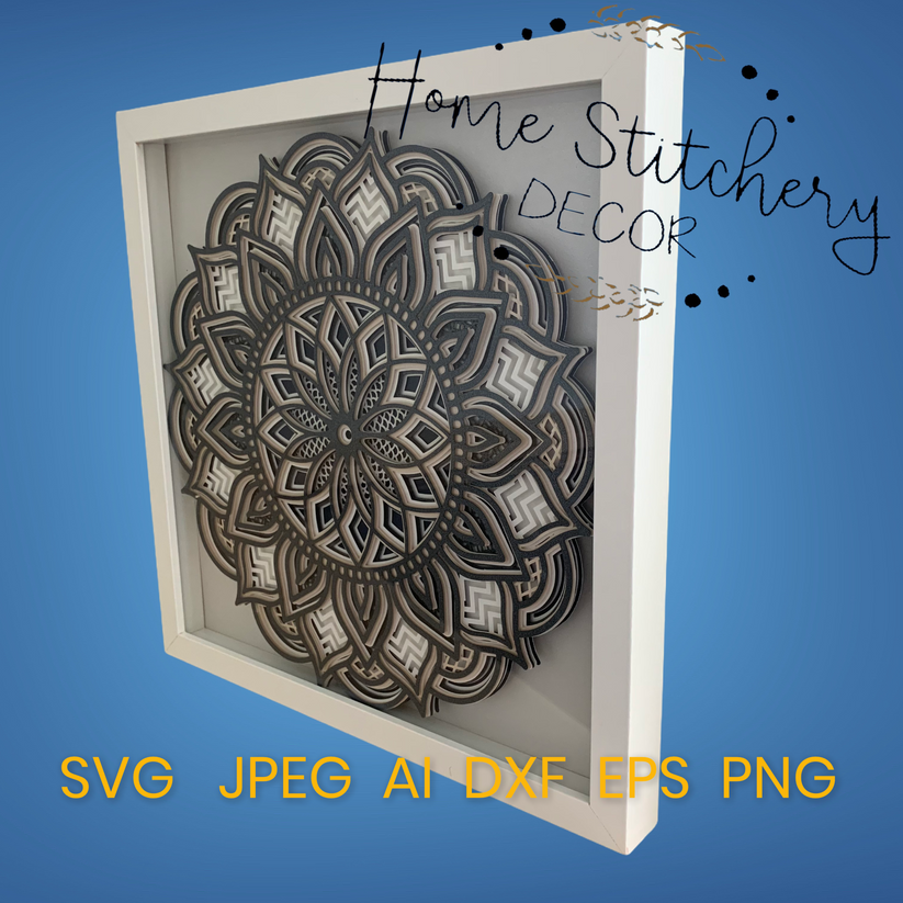 Mandala SVG Files for Cricut and Silhouette | Intricate Mandala Cut Fi – Home Stitchery Decor